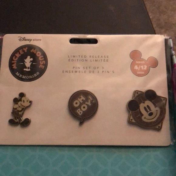 Disney | Accessories | Disney April Mickey Memories Pin Set | Poshmark